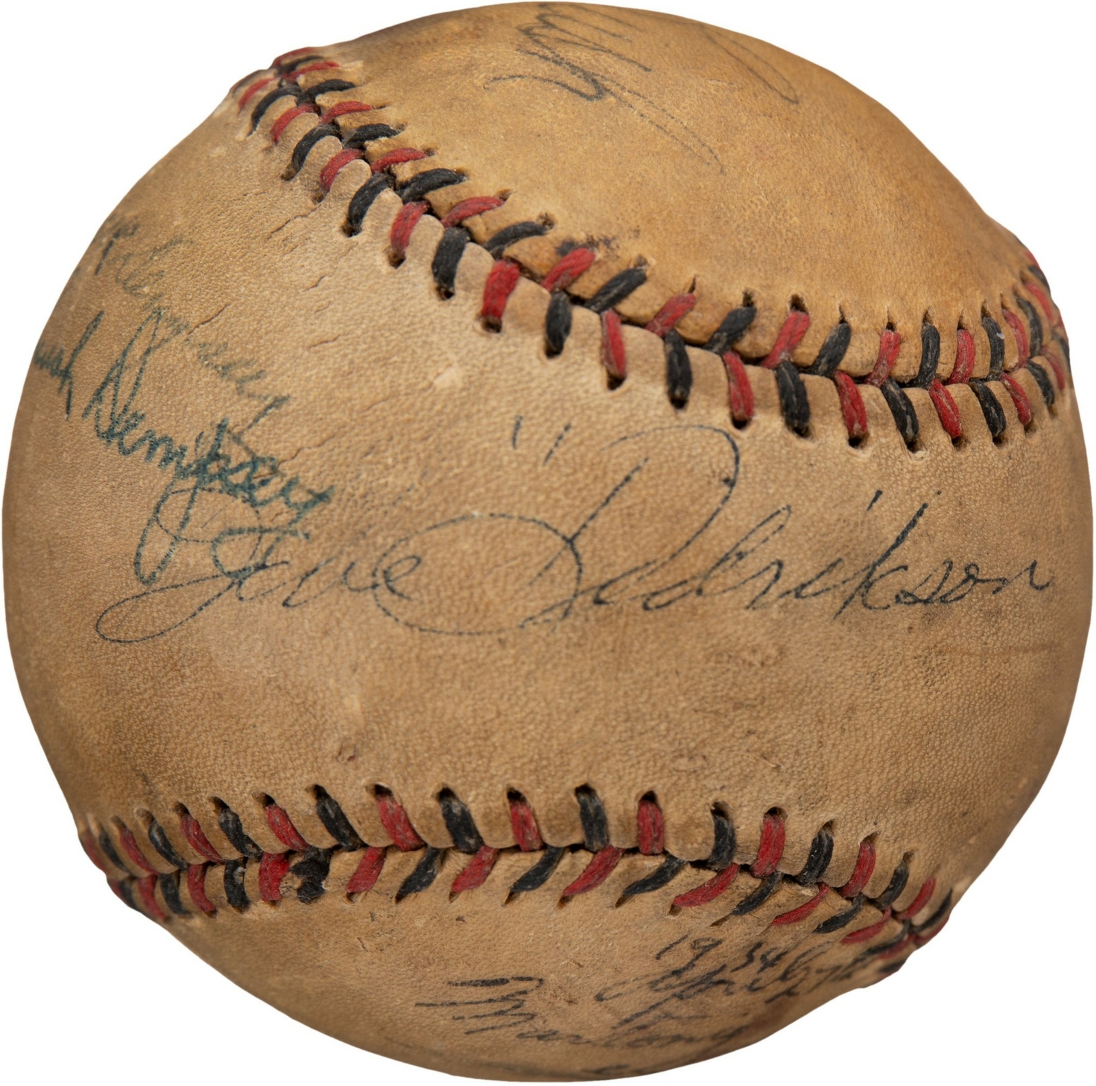 Babe Didrikson Zaharias & Jack Dempsey Signed 1932 Baseball PSA DNA ...