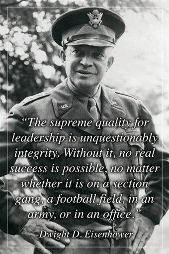 Military Integrity Poster