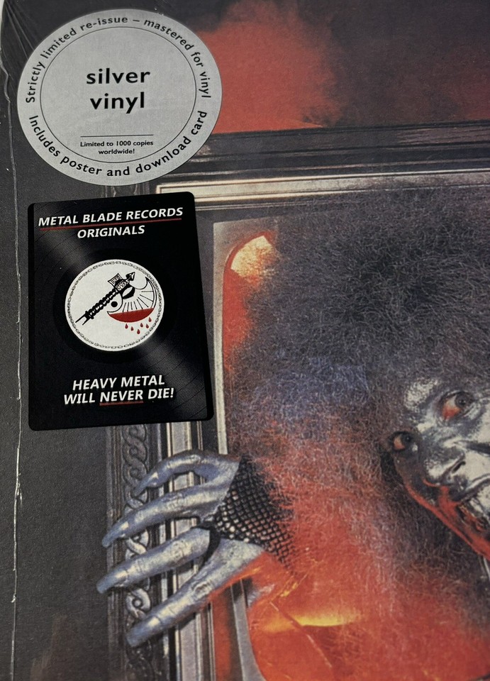 Lizzy Borden Visual Lies Silver Vinyl LP Record w/poster& download card ...