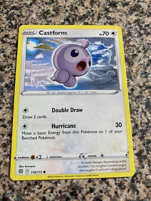 Castform 116/172 Common | SWSH: Brilliant Stars | Pokemon Card | eBay ...