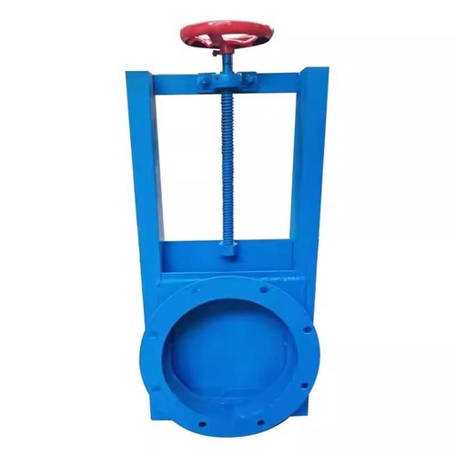 Manual Plunger Valve Circular Discharge Valve Short Pipe Sluice Gate ...