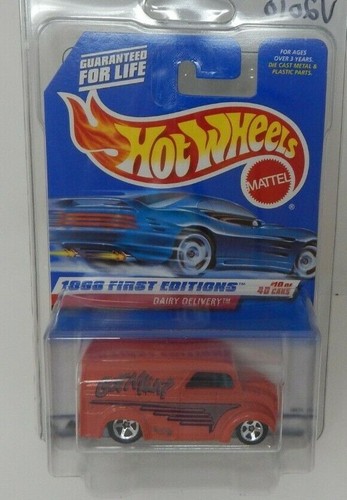 Hot Wheels 1998 First Editions Dairy Delivery Orange Got Milk Custom In ...