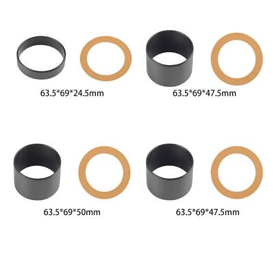 2x Oil Free Cylinder Rubber Piston Ring Air Compressor Cylinder Sleeve ...