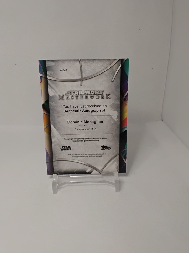 TOPPS Star Wars Masterwork - BEAUMONT KIN #A-DM - Autograph | eBay