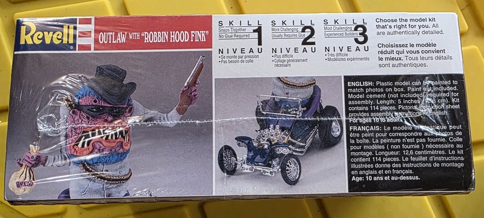 Revell Outlaw With Robbin Hood Fink Ed Big Daddy Roth Model Kit 1996 ...