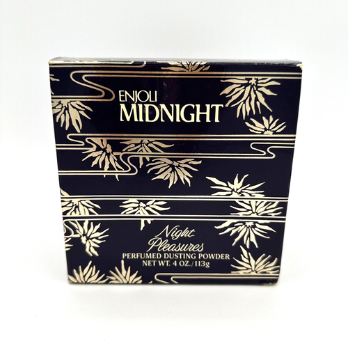 Enjoli Midnight Perfumed Dusting Powder Puff 4oz Charles of the Ritz ...