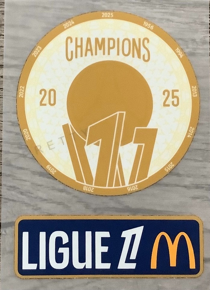 2025-2026 Ligue 1 Champions Paris Saint Germain PSG Patch Badge | eBay
