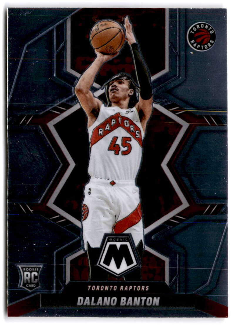 2021-22 Panini Mosaic Rookies #234 Dalano Banton Toronto Raptors Rookie ...