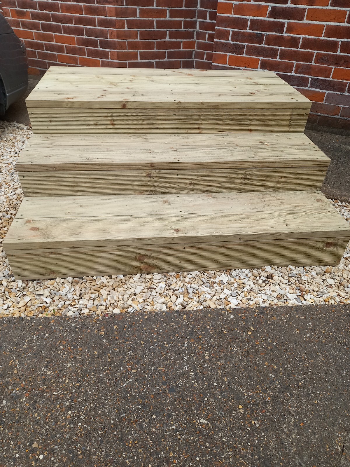 Mobile home, Static Caravan, Spa steps /Garden decking stairs with ...