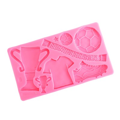 Football Trophy Silicone Fondant Molds Clothes Shoes Cake Chocolate ...