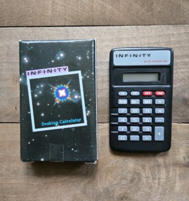 Infinity Personal Desktop Calculator - New in Original Box - Space ...