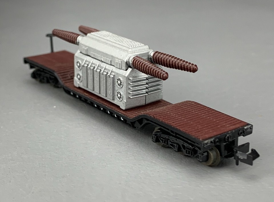 N Scale Atlas Depressed Center Flat Car W/Transformer Load CN # 137000 ...