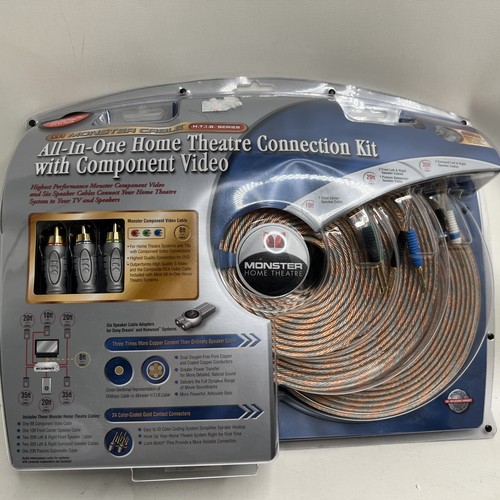 Brand New-Monster Cable All-In-One Home Theater Connection Kit W ...