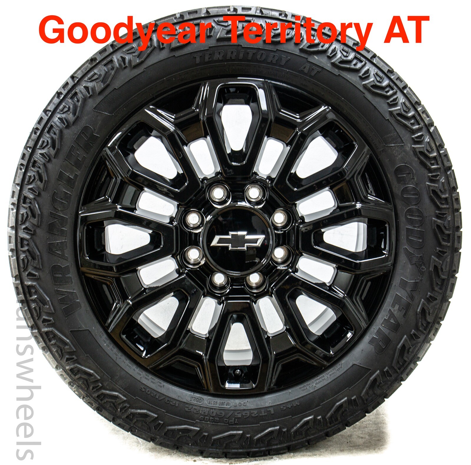 4 Chevy Silverado 2500 3500 22” Factory OEM Gloss Black Wheels Rims Gdy ...