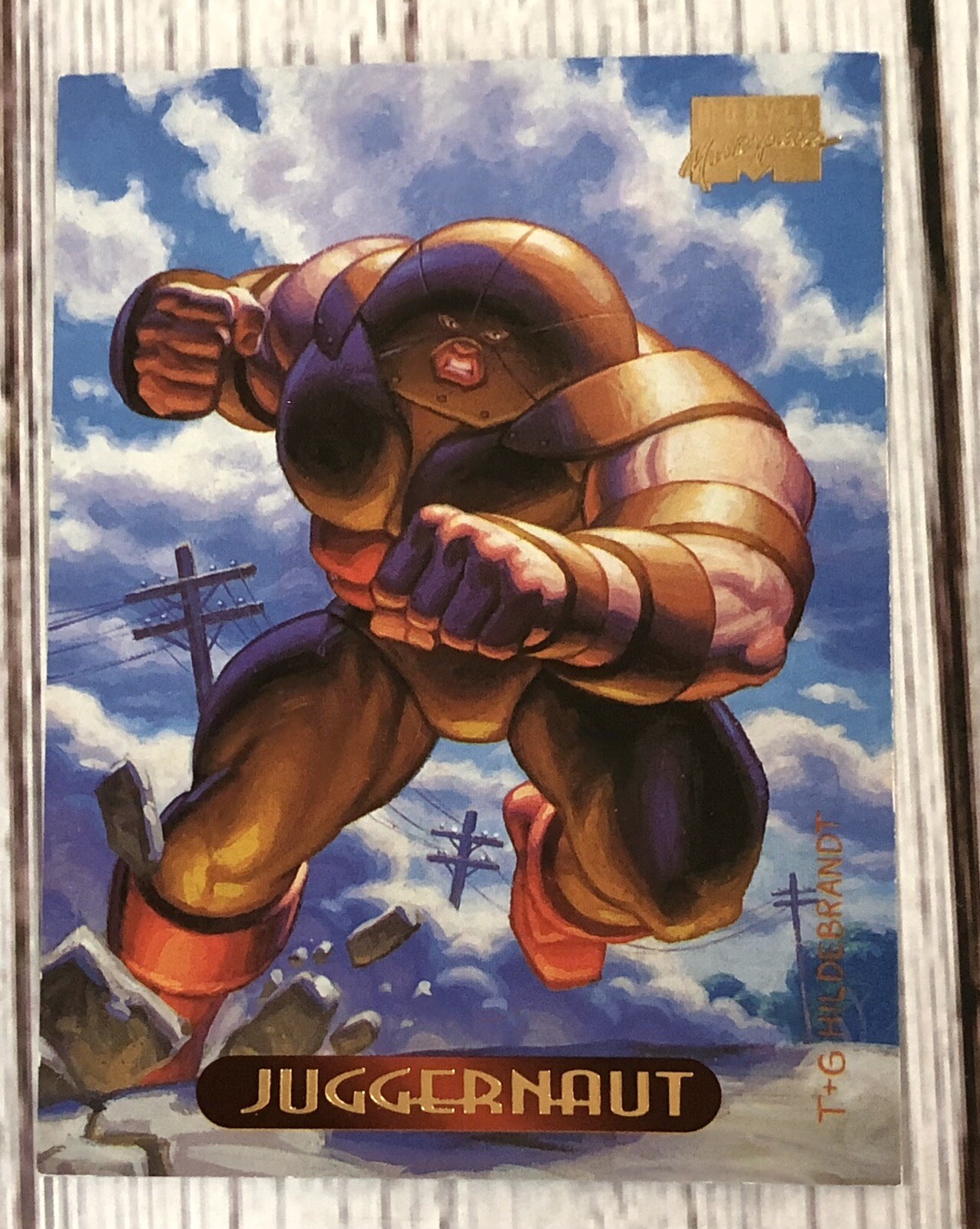 JUGGERNAUT 1994 Marvel Masterpieces (Fleer) BASE Trading Card #59 | eBay