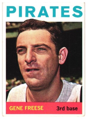 1964 Topps Baseball #266 Gene Freese Pittsburgh Pirates - VG/EX | eBay