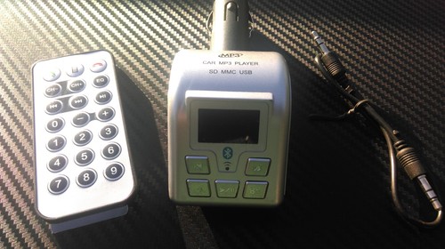 Lecteur MP3 GRIS BLUETOOTH Transmetteur FM pour carte SD/MMC/USB + TÉLÉ ...