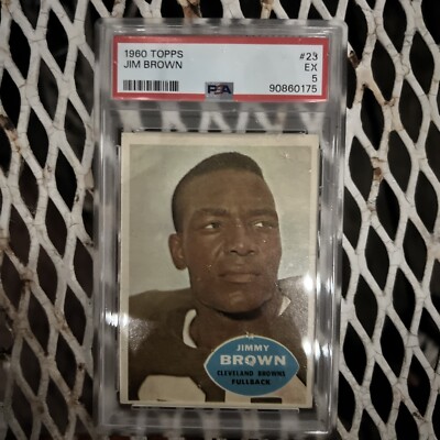 1960 Topps - #23 Jimmy Brown Cleveland Browns PSA 5 Centered | eBay