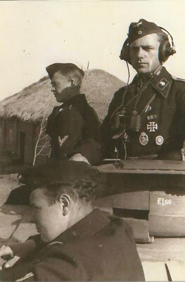 WW II Photo German ---- Panzer Crew - Iron Cross | eBay