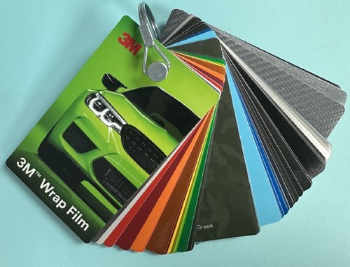 3M 1080 2080 Sample Swatch Deck Book Wrap Vinyl Carbon Fiber Matte ...