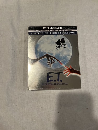 E.T. The Extra-Terrestrial - Limited Edition Steelbook 4K UHD Blu-ray ...