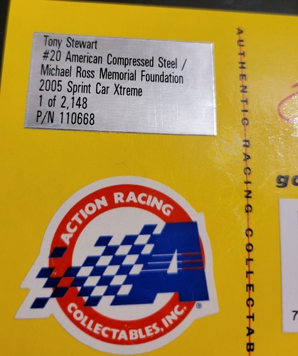 Tony Stewart #20 2005 Michael Ross American Compressed Steel Sprint ...