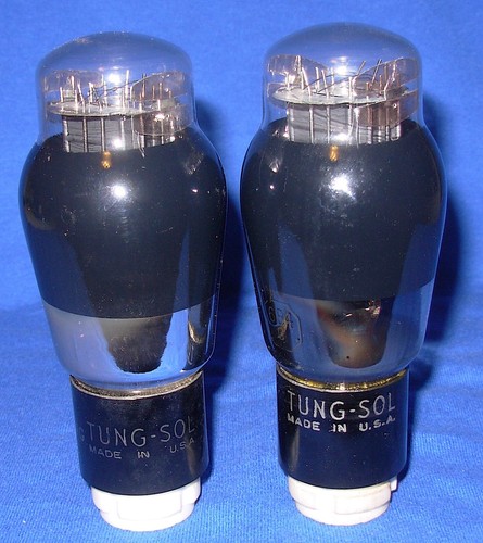 Strong Matched Pair TungSol Black Twin Plate 6B4G Triode Tubes | eBay