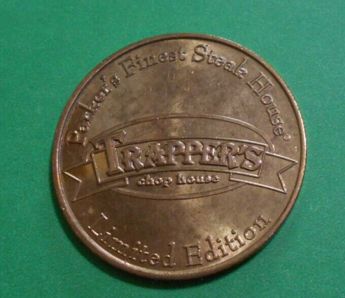 Trapper's Chop House collectors token Parker CO USA coin $20 Food Gift ...