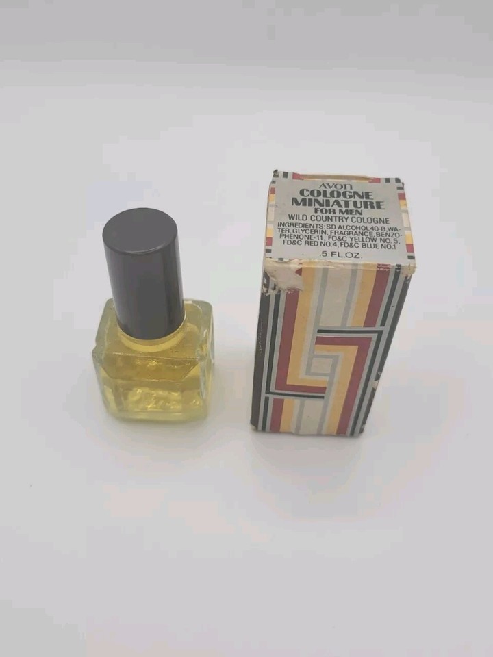 Vintage AVON Wild Country Cologne Miniature for Men NOS | eBay