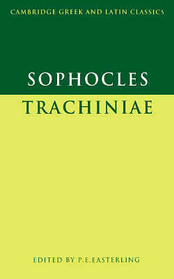 Sophocles: Trachiniae by Sophocles (Paperback, 1982) for sale online | eBay