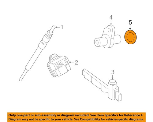 BMW OEM 09-16 X5 3.0L-L6 Ignition-Camshaft Sensor O-ring 13627796699 | eBay