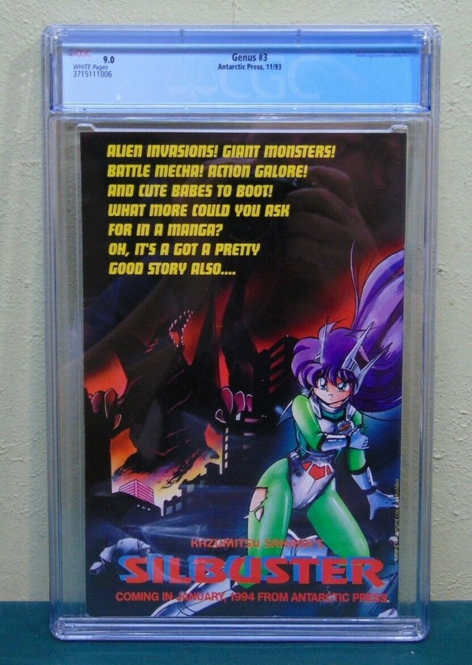 Genus #3 (Antarctic Press, Nov 1993) CGC 9.0 1st Print Anthropomorphic ...