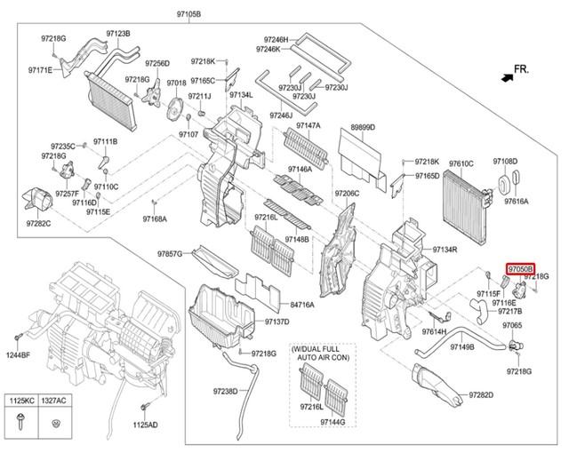 Genuine OEM HVAC Blend Door Actuator for Hyundai 971594R150 for sale ...