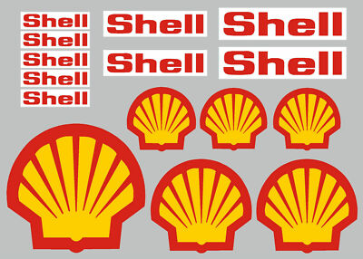 Shell Stickers/Decals - 15 High Quality Printed and Cut Stickers | eBay