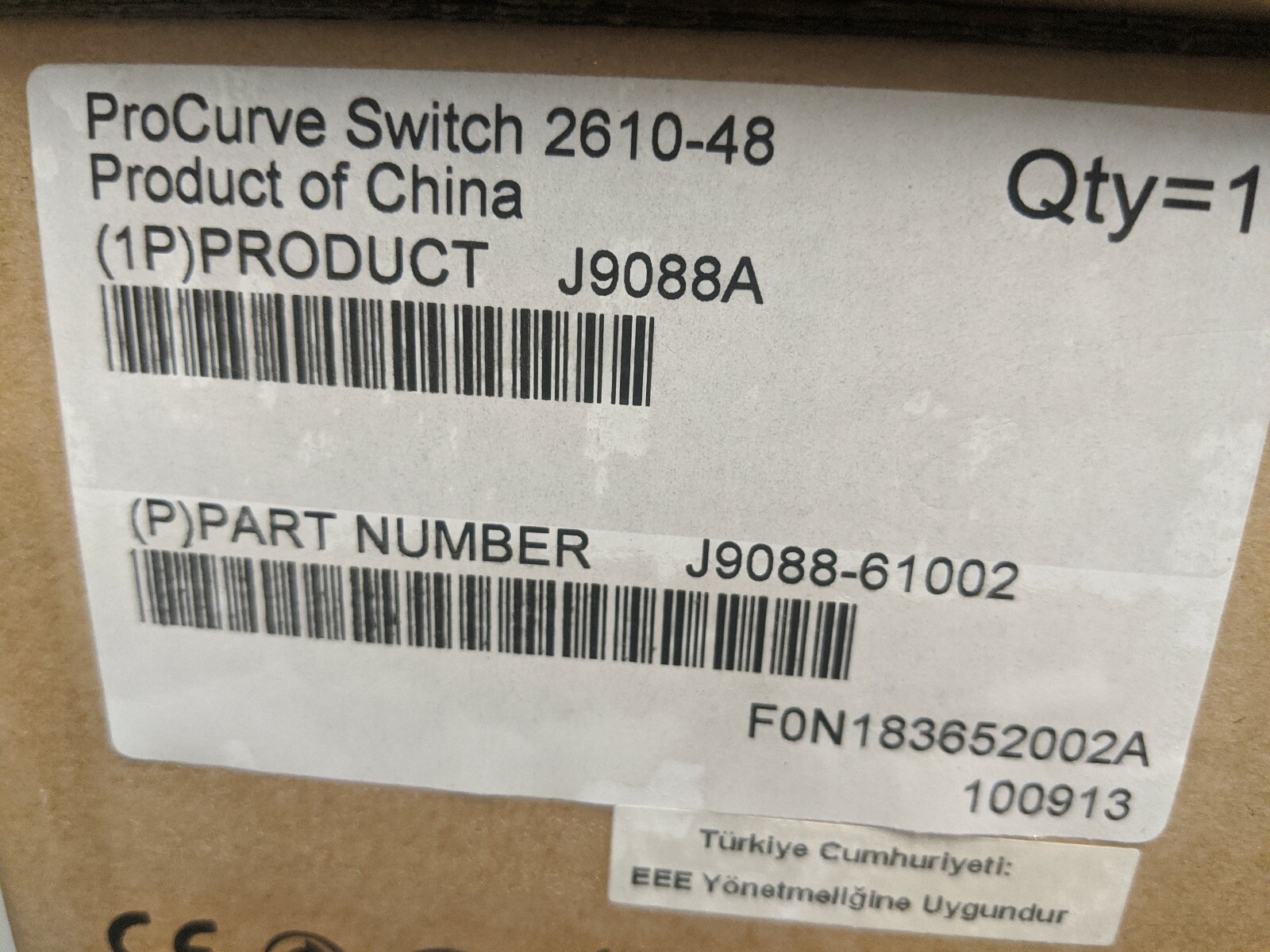 HP (J9088A#ABA) 48-Ports Rack-Mountable Switch Managed stackable for ...