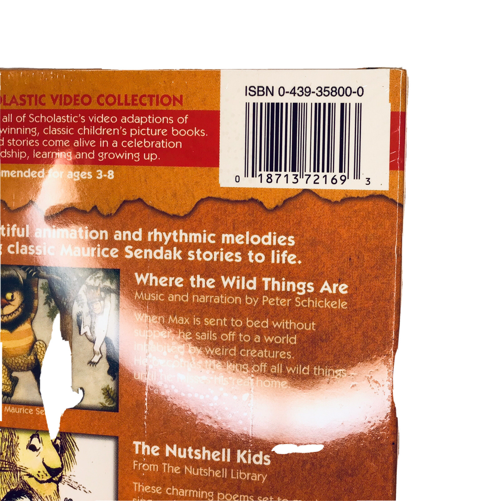 WHERE THE WILD THINGS ARE Maurice Sendak stories Scholastic VHS TAPE ...