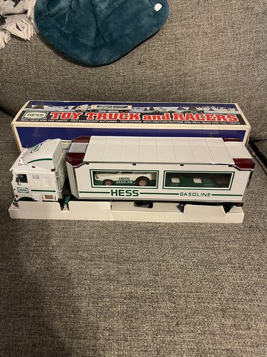 1997 HESS Toy Truck and Racers (missing 1 Car) | eBay