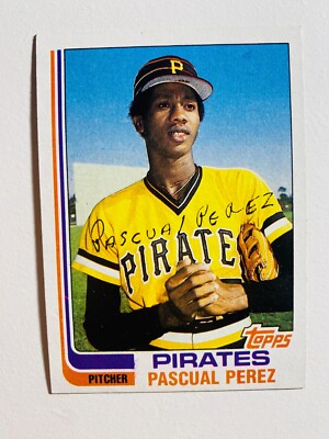 1982 TOPPS #383 PASCUAL PEREZ NM-MT MLB BASEBALL CARD | eBay