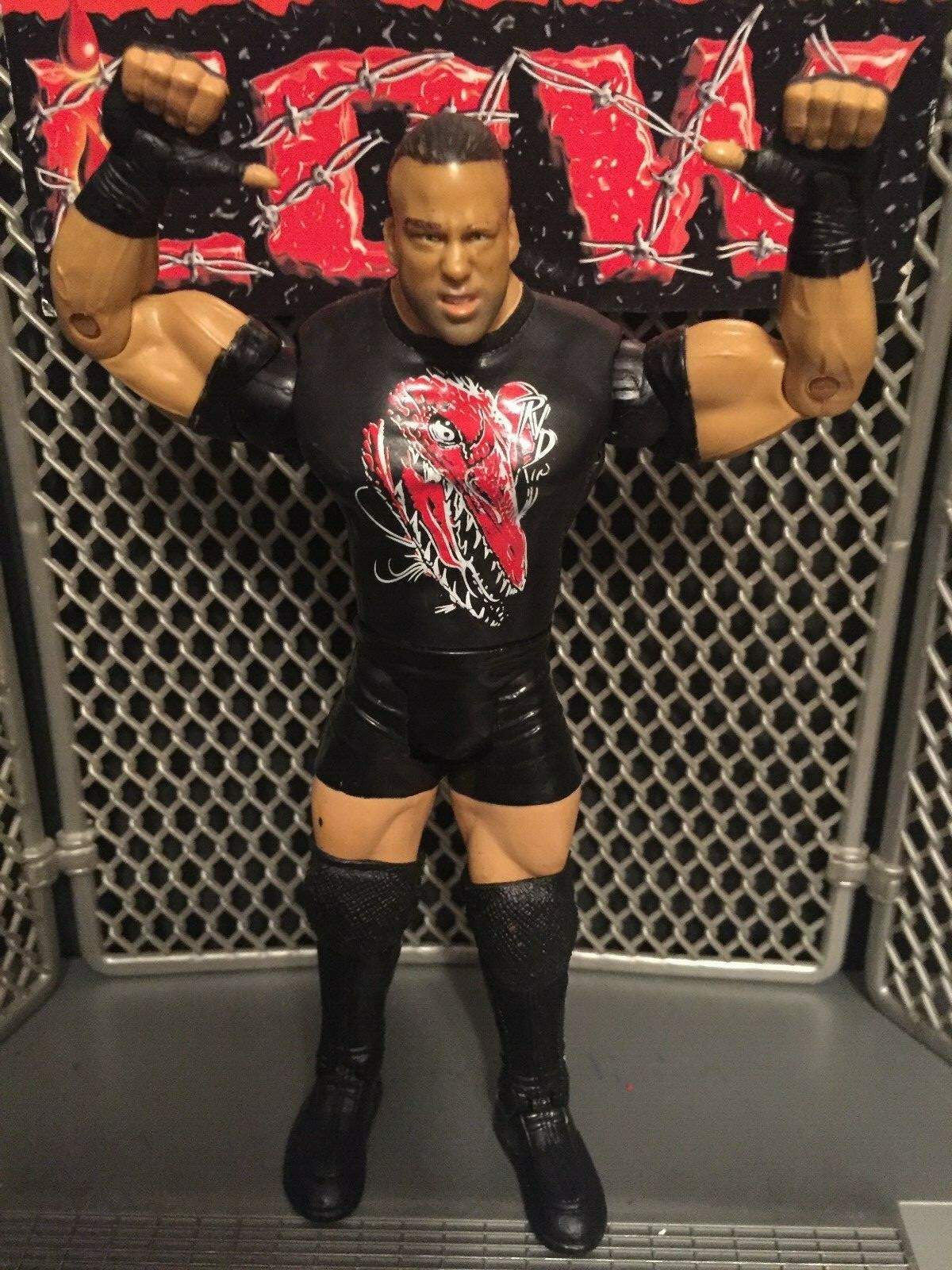 wwe RVD wrestling figure jakks classic superstars toy AEW TNA ECW Rob ...