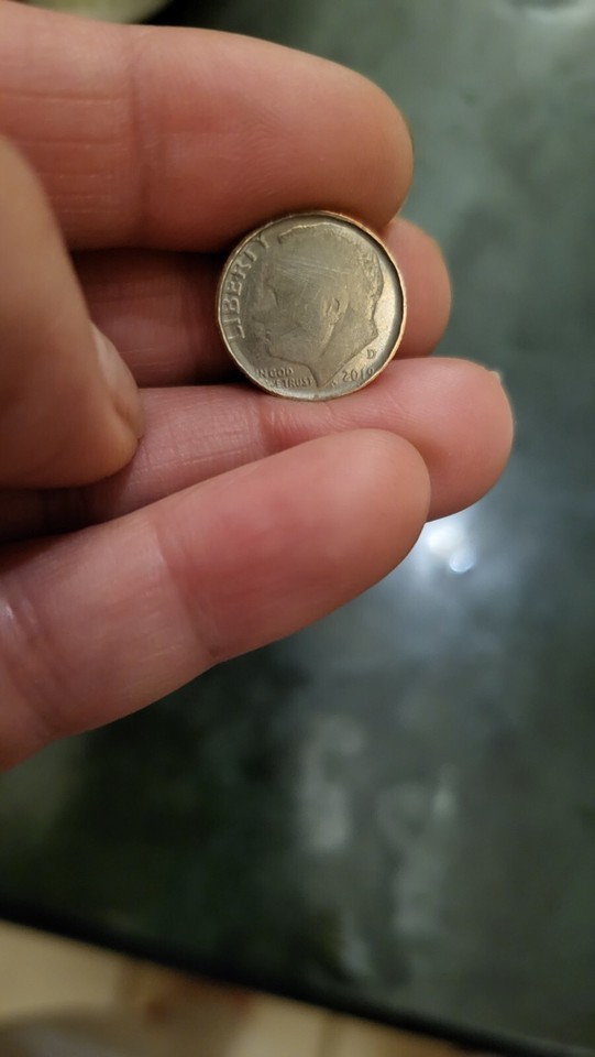 2019D Rare Dime Error Coin No Reeded Grooved Edge Smooth All the Way ...