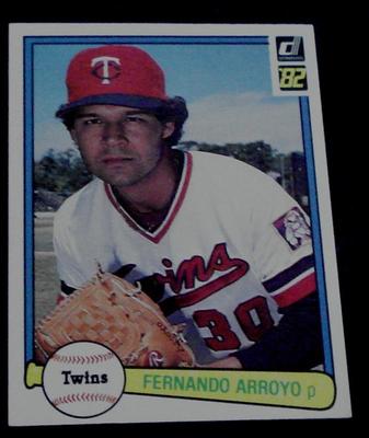 Fernando Arroyo, Twins, 1982 #177 Donruss Baseball Card GD COND | eBay