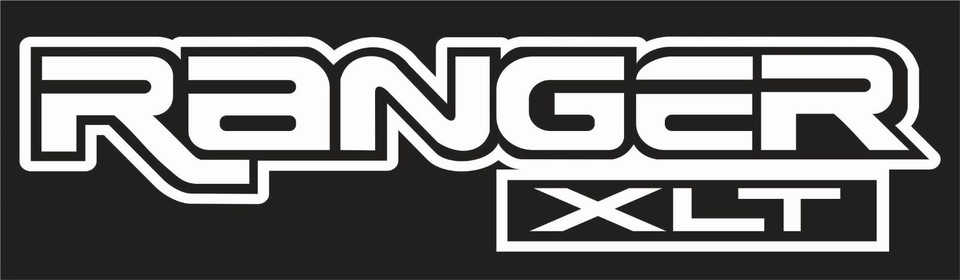 FORD RANGER XLT SIDE PANELS VINYL DECALS - 2 PKG (14.5 in x 2.5 in) | eBay