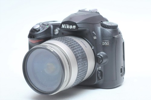 Nikon D50 DX Format DSLR Body With AF 28-80mm Silver Lens Kit | eBay