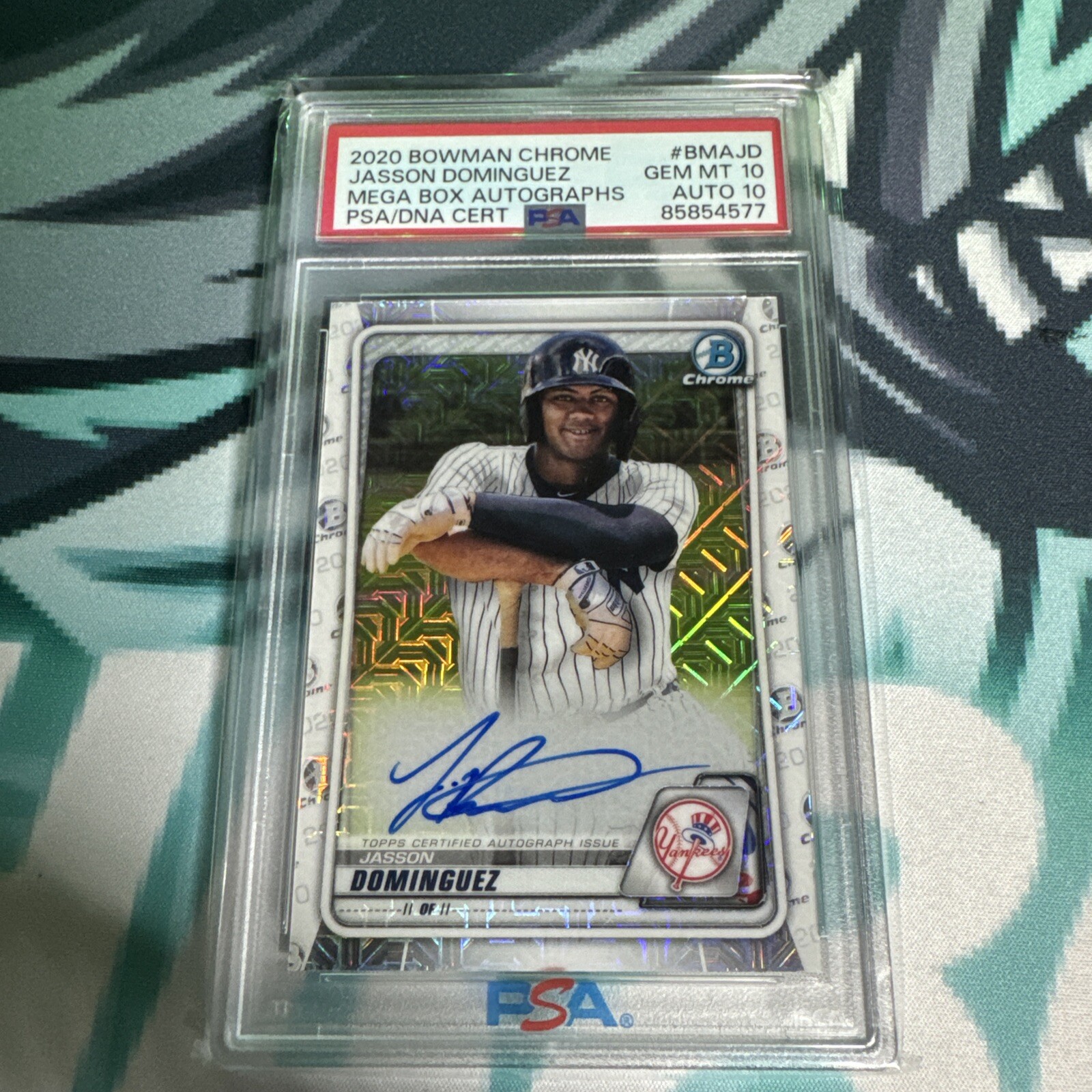 2020 Bowman Chrome Jasson Dominguez Mega Box RC Rookie Auto PSA 10 | eBay