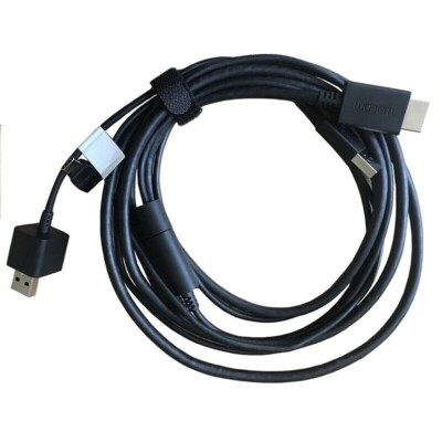 Wacom X-Shape Cable ACK44506Z for Wacom DTC133 One Creative Pen Display ...