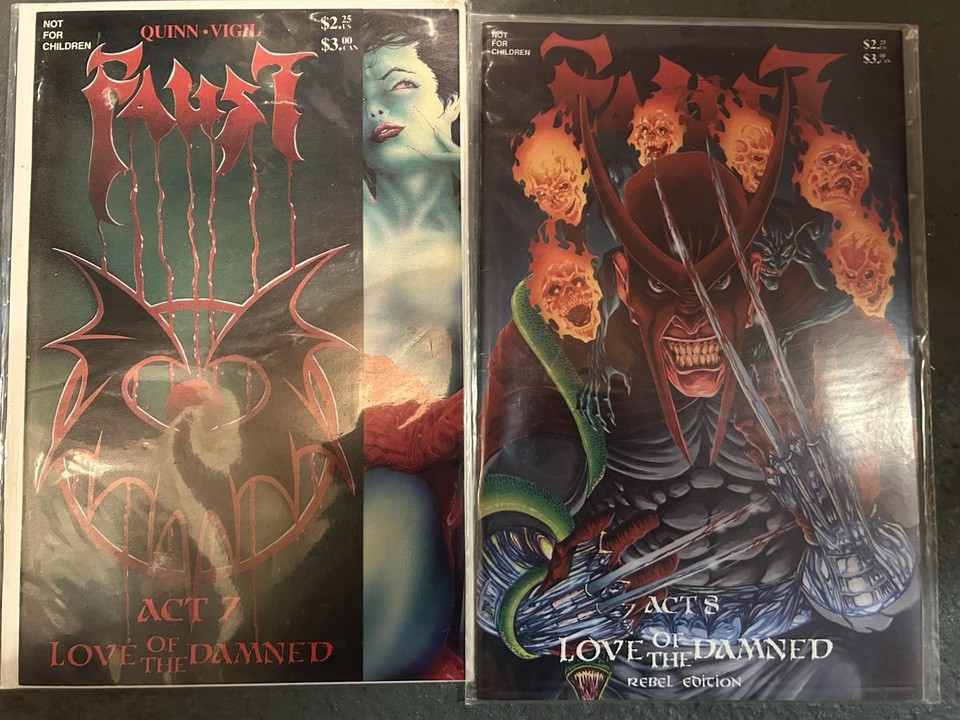 Faust: Love of the Damned Acts 1-13 Rebel Studios David Quinn, Tim ...