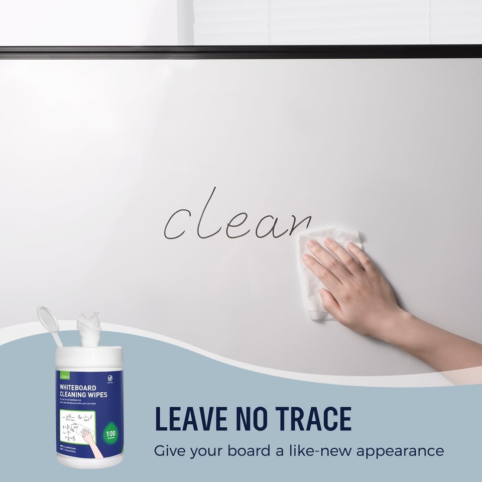 Whiteboard Cleaning Wipes, Dry Erase Board Cleaning Wipes, Non-toxic ...