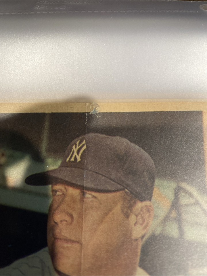 1967 TOPPS PIN-UPS BASEBALL COMPLETE SET 1 -32 POSTERS Mantle Mays ...