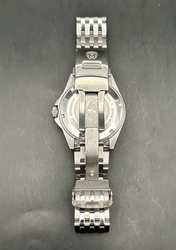 Aquinus Men's Marellio Green/Black Dial Stainless Steel Diver Quartz ...