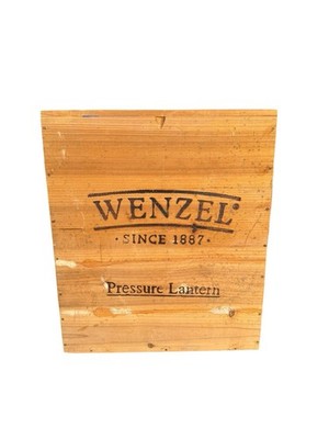 Wenzel Pressure Lantern Used With New Parts Original Wooden Crate | eBay